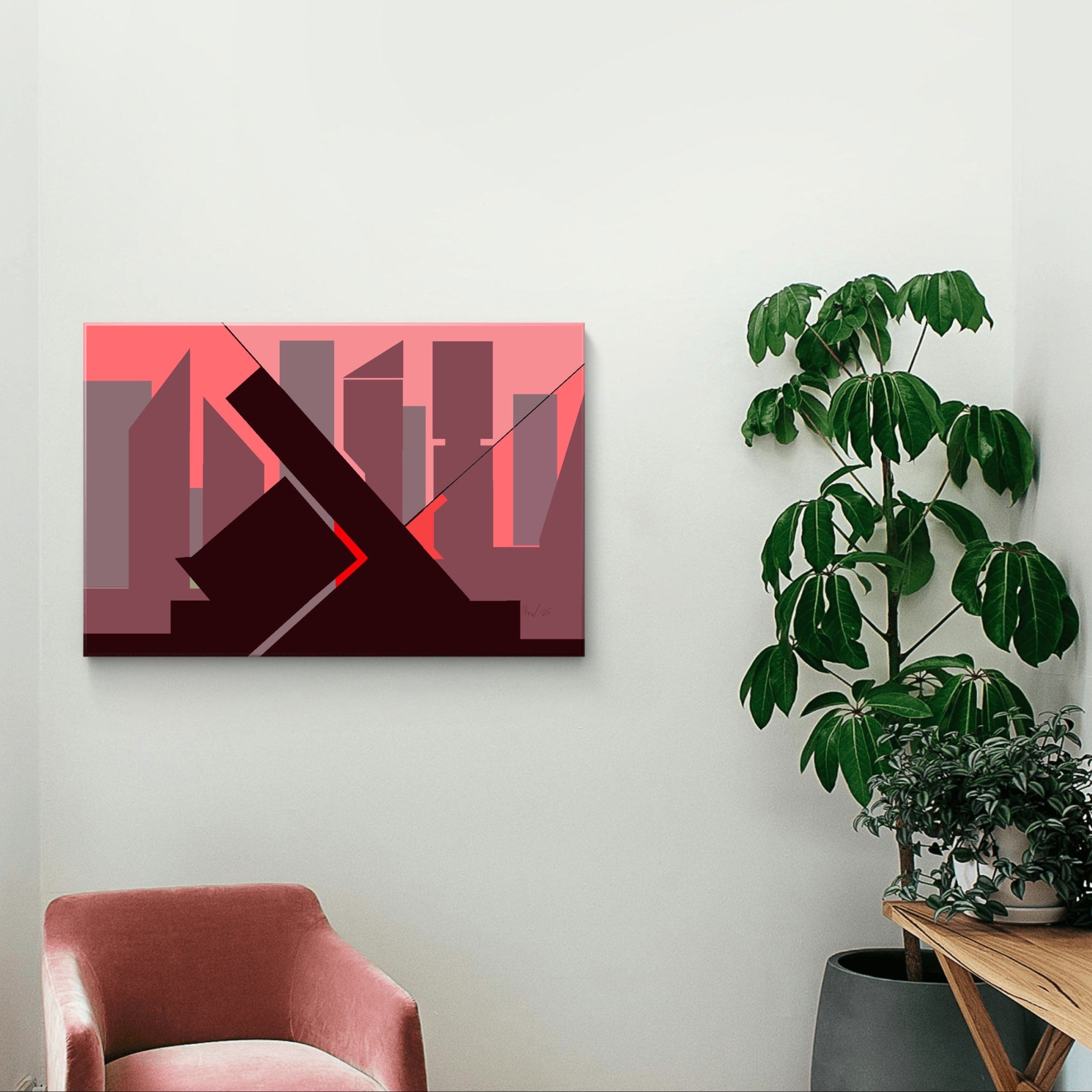 Urban Abstract Canvas Art 2- (Free shipping within the USA) – Diaspora ...